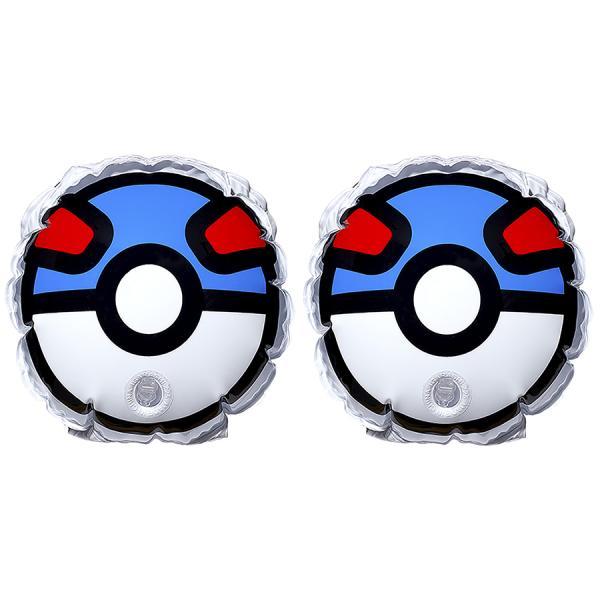 ●大人気キャラクター「ポケモン ☆スーパーボール」のアームリングです。●アームリングはお子様の両腕の付け根に装着することで肩から上、つまり頭が沈まないようにする為の浮具です。水泳の練習やレジャーでの溺れ防止にお使い頂けます。●素材： 塩化ビ...