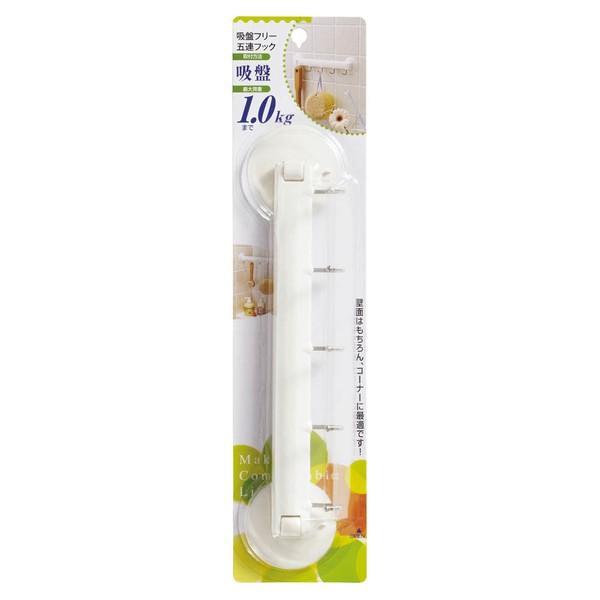 ●壁面はもちろん、コーナーに最適なフックです。●取り付け方法（吸盤）●最大荷重（1.0kgまで）【取り付け可能なところ】・吸盤より大きいタイル・ステンレス・金属塗装面・透明ガラス・ユニットバスなどのプラスチック面など【取り付け不可なところ】...