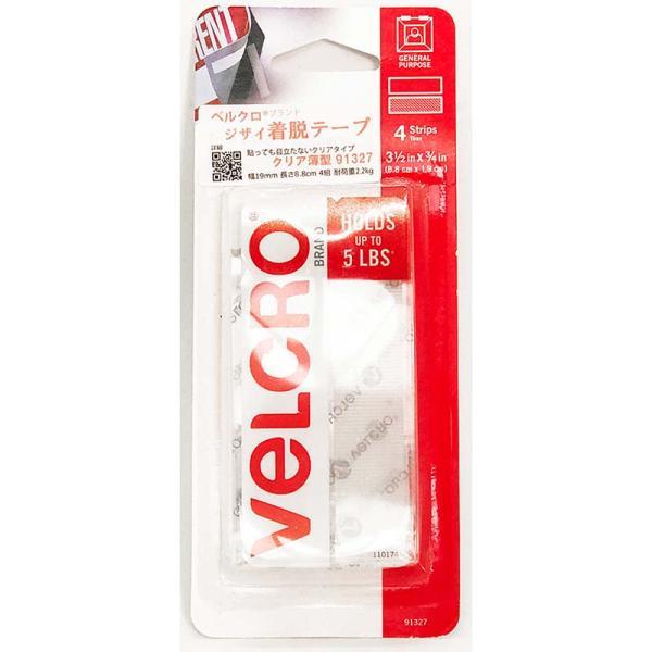 ●貼っても目立たないクリアタイプ●フックテープ： クリア●ループテープ： 白色●サイズ： 1.9×8.8cm●最大荷重： 2.25kg※商品の品質向上の為、予告なく商品の改善を行う場合がございます※最終製品の機能・性能・安全を保障するもので...