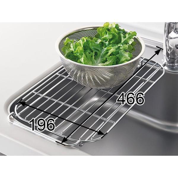 ●寸法： W196×D466×H44mm●ステンレスシンクひろびろラクリーンシンク人造大理石トップ専用