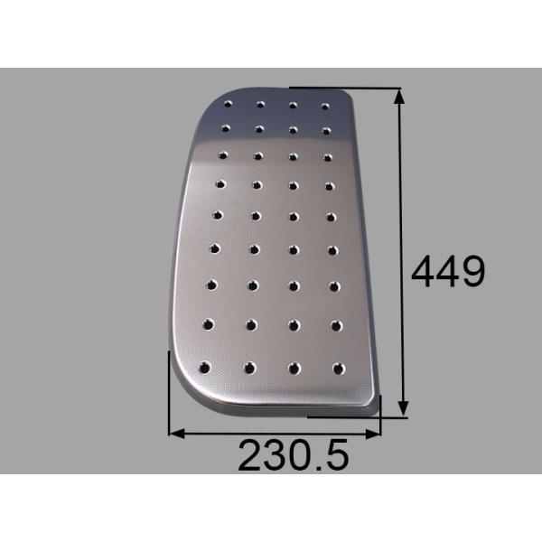 ●外寸法： 幅230.5mm、奥行き449mm、厚み19mm●適合商品品番： センターポケットシンク用