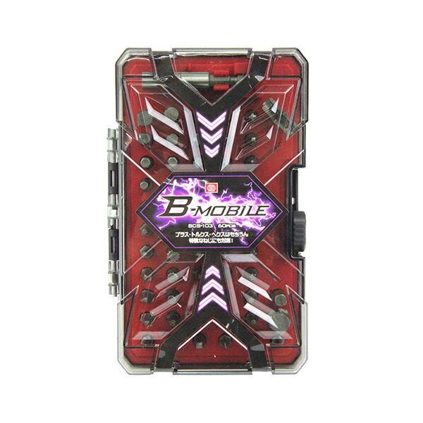 ●特殊なねじもこのセットで対応できるビットセットです。●ドリルドライバーやインパクトドライバーなどに取り付けてねじを回せます。●60本入りです。●用途： ネジ締め作業。●規格： SCSー103●ビット57本、アダプター3本、ケース付き。●セ...