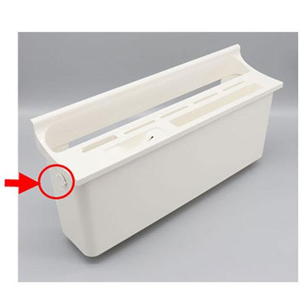 ●包丁刺しのふたを固定するためのプラスチック製の留め具です。●適合商品品番： らくパッと収納※本部品は交換専用部品です。※本部品はお客様ご自身に取付を行っていただきます。取付方法による事故・不具合につきましては責任を負いかねます。※正しく取...