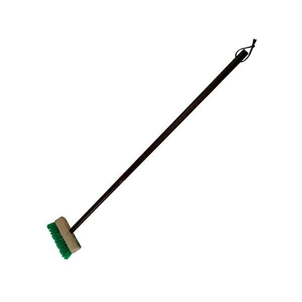 ●タイルなどのキズをつけたくないところで使用するのに最も適しています。●頑固な汚れもこすり取ります。●スタンダードなデッキブラシです。●用途： 床掃除等。●規格： 180mm●商品サイズ： 幅180×高さ1120×奥行き92mm●重量： 5...