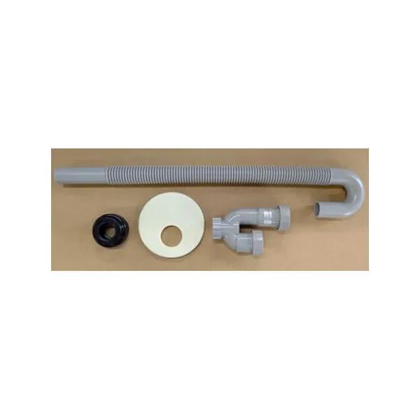 ●交換専用部品です。<交換に当たっては以下の点にご注意ください>●袋ナットは手でしっかりと絞めつけてください。締め付け不足や工具をつかっての締め付けすぎは水漏れの原因となります。●防湿キャップを排水管の穴がしっかりふさがるように...