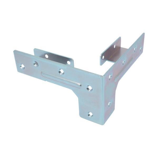 特長●2×4材を３方面で固定するのに使用します。用途●木部用仕様●板厚(mm)：2●穴径(mm)：3.8〜4.1●色：灰色●サイズ 厚さ(mm)：38●サイズ 幅(mm)：143材質●鉄/ユニクロ質量・質量単位●303.0g注意事項●２×４...