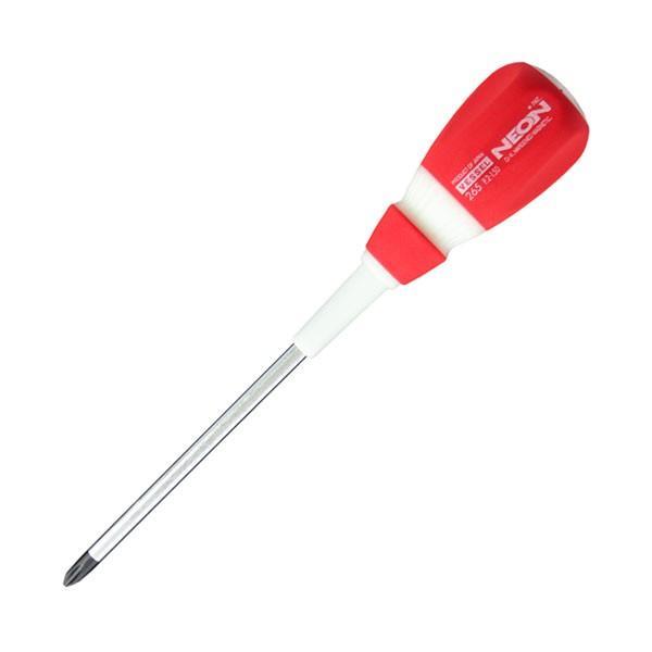 ●弾力グリップで強力締め付け。●ハンドルが暗闇で光る蓄光タイプ。●刃先は、高精度ブラックポイント加工。●刃先サイズ： +2●軸長（mm）： 150●軸径（mm）： 6.4●柄径（mm）： 40.0●本体全長（mm）： 235■軸強度を高める...