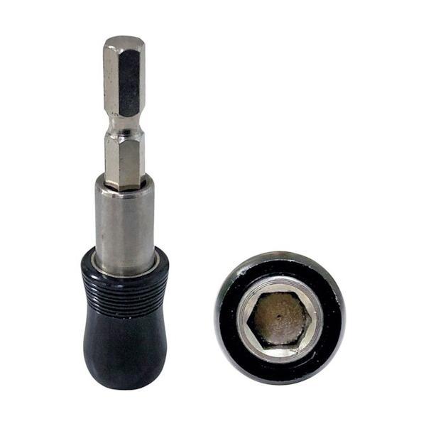 特長●コンパクトラチェットシリーズ、ビルドのパーツシリーズです。●ビットはビルド・ビルドMINI・差込角6.35mmの他機種ハンドルに対応しています。●六角軸全てのビットが使えるようになるエクステンションホルダーです。●ホルダー部をスライド...