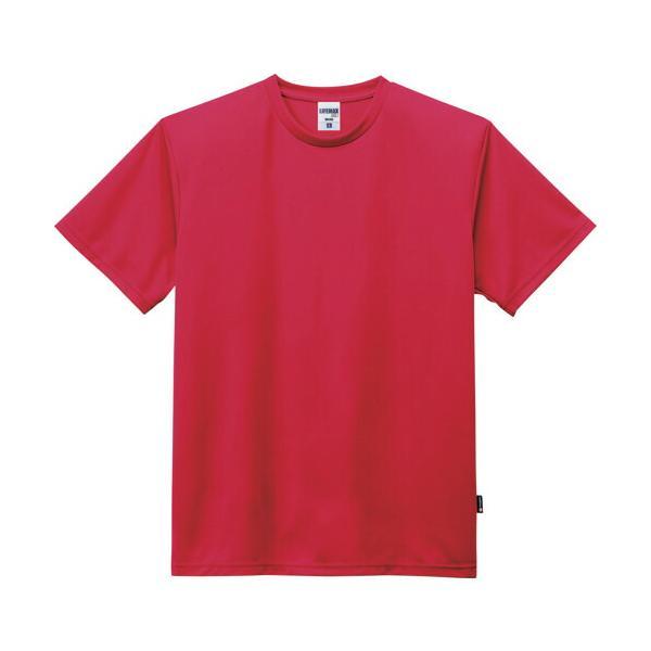 特長●汗をニオイにしない、ポリジン加工を施した商品。●高機能×こだわりシルエット×ポリジン。●ドライTシャツのスタンダードTシャツ。仕様●色：レッド●サイズ：150●着丈(cm)：59●袖丈(cm)：18●肩幅(cm)：36質量・質量単位●...