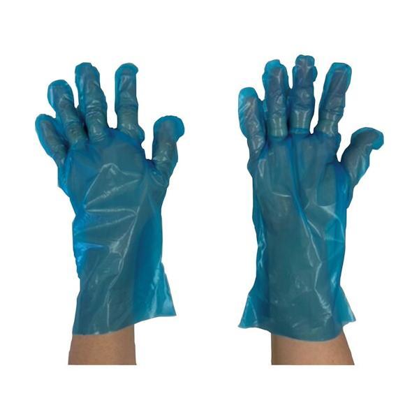 特長●指の部分に絞りが入っている為、手袋がずれにくく作業性がアップします。●外エンボス加工で、すべりを防止します。用途●食品加工・清掃・介護に。仕様●色：ブルー●サイズ：S●全長(cm)：28.0●手のひら周り(cm)：24.6●中指長さ(...