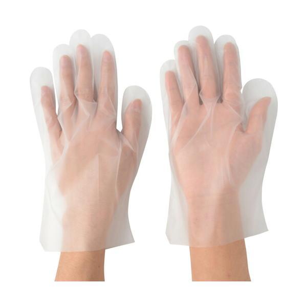 特長●外エンボス加工で、すべりを防止します。用途●食品加工・清掃・介護に。仕様●色：クリア●サイズ：M●全長(cm)：27.5●手のひら周り(cm)：28.0●中指長さ(cm)：8.3●厚さ(mm)：0.023●エンボス加工：外エンボス●左...