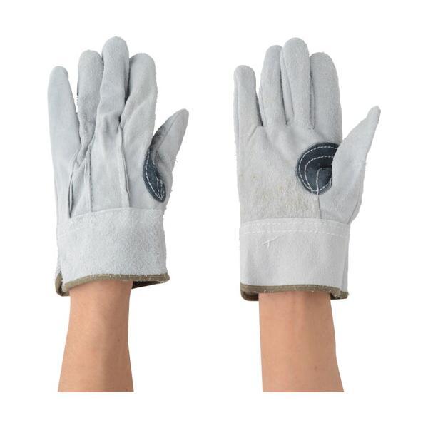 特長●耐熱性・耐久性に優れています。●親指付根は黒色の床革当付きです。用途●建設・土木・鉄鋼・機械・運輸・電工・造園などの重作業仕様●サイズ：M●全長(cm)：23●手のひら周り(cm)：22.8●中指長さ(cm)：7.7●厚さ(mm)：1...