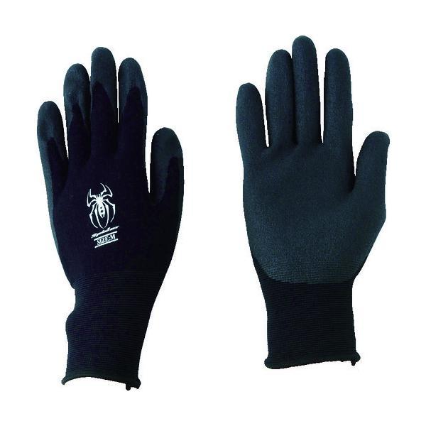 特長●手のひらに塩化ビニールをコーティングし、特殊すべり止め加工を施した手袋です。用途●物流業、土木・建築業に。仕様●色：ブラック●サイズ：L●ゲージ数：15●全長(cm)：25.0●手のひら周り(cm)：19.0●中指長さ(cm)：8.2...
