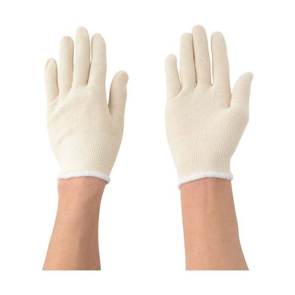 特長●革手袋や使い捨て手袋の下ばき用に適しています。用途●精密機械工業仕様●色：生成●サイズ：フリー●全長(cm)：20.5●手のひら周り(cm)：17●中指長さ(cm)：7.8●厚さ(mm)：0.8材質●綿100%質量・質量単位●46.0...