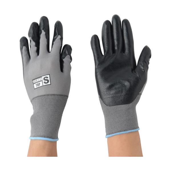 特長●長繊維ウーリーナイロンを使用していますので、ホコリの発生を抑制します。●摩耗性に優れたニトリルゴムをコーティングしてあります。用途●機械部品組立仕様●色：ブラック●サイズ：S●全長(cm)：22●手のひら周り(cm)：20●中指長さ(...