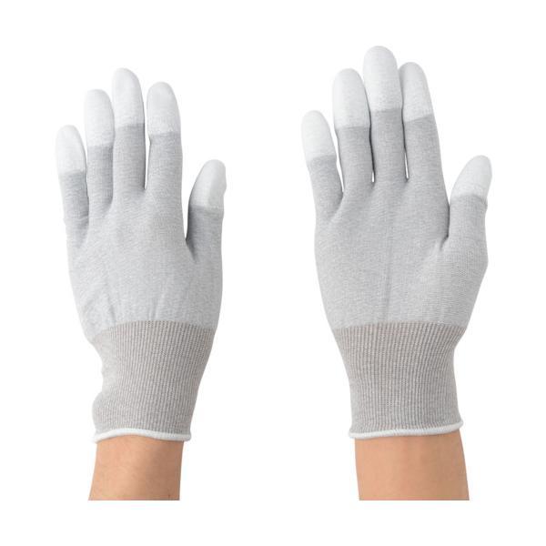 特長●カーボンを含んだ長繊維ウーリーナイロンを使用し、摩擦帯電・接触帯電の発生を防ぎ、ホコリの発生を抑制します。●伸縮性の高いナイロンで手にフィットします。用途●電子部品組み立て作業仕様●色：グレー●サイズ：L●ゲージ数：15●全長(cm)...