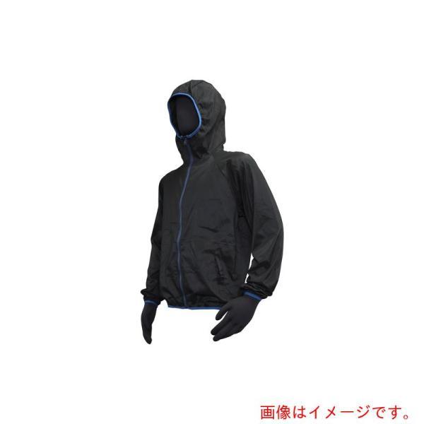 特長●伸縮性のある新素材を使用。用途●雨天時の野外作業に。●レジャーに。仕様●色：ブラック●サイズ：L●着丈(cm)：70●胸囲(cm)：114●身長(cm)：170〜180●撥水加工で水を弾きます。●便利なサイドポケット付き。材質●ポリエ...