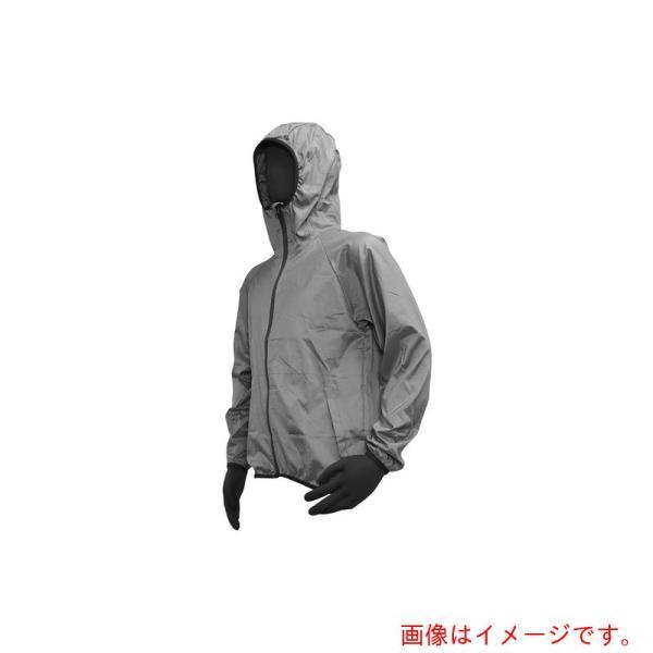 特長●伸縮性のある新素材を使用。用途●雨天時の野外作業に。●レジャーに。仕様●色：グレー●サイズ：LL●着丈(cm)：72●胸囲(cm)：120●身長(cm)：175〜185●撥水加工で水を弾きます。●便利なサイドポケット付き。材質●ポリエ...