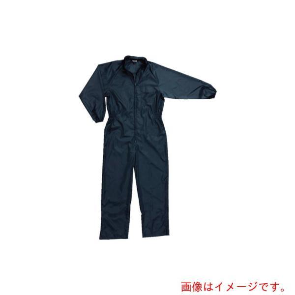 特長●泥や風から体を守ります。用途●一般作業●機械のメンテナンス作業仕様●身長(cm)：175-185●胸囲(cm)：102-110●ウエスト(cm)：94-104●容量(ml)：ネイビー●表面撥水加工●フード収納式●ポケット付材質●ナイロ...