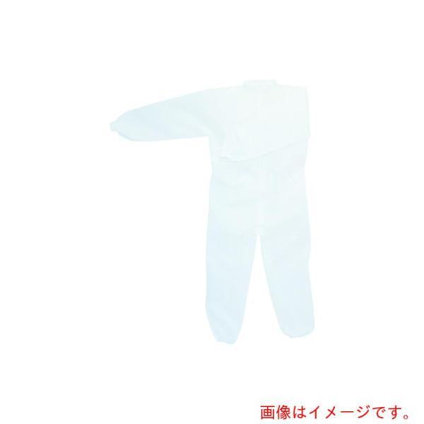 特長●通気性に優れ、不快なムレを軽減します。●汚れ防止に最適です。用途●塗装業・粉じん作業・清掃作業。仕様●色：ホワイト●サイズ：M●適合身長(cm)：160〜170●適合胸囲(cm)：84〜92●適合股下(cm)：67●タイプ：スタンドカ...