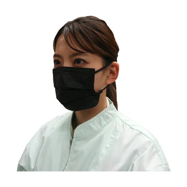 特長●長時間の着用時でも耳に負担の少ないウレタン平ゴムを採用。●ノーズピース入りで鼻にフィットします。用途●飲食業・土木建築業仕様●縦(mm)：95●横(mm)：175●色：ブラック●構造：3層●サイズ：フリー●PFE(微粒子ろ過効率)：9...