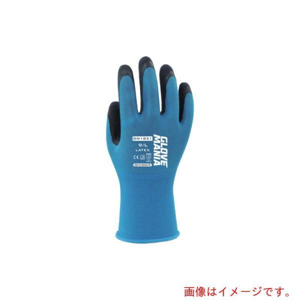 特長●18ゲージの極薄仕様。●天然ゴムをダブルコーティング。●特殊滑り止めエアロフィニッシュ加工を施し優れたグリップ力を発揮します。用途●物流業、土木・建築業。仕様●色：ブルー●サイズ：M●ゲージ数：18●全長(cm)：23●手のひら周り(...