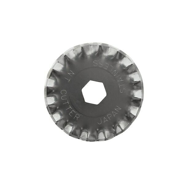 ●丸刃28ウェーブ（刃厚0.3mm/ステンレス）。●2枚入。●ウェーブ切りφ28mm。●ローリングカッター用替刃。●カードなどを波形で縁取りしたり、布地のピンキングカットに最適。●適合本体： RO-1P、RO-2P、SK-2P、WA-2P、...