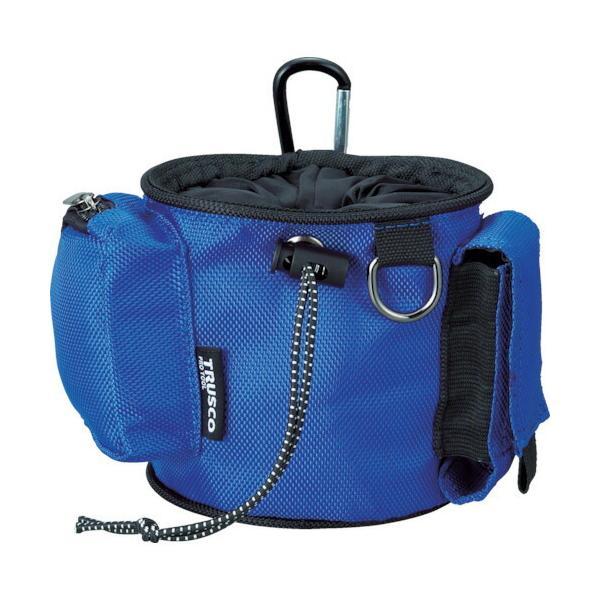 【特長】●ベルトを外さなくても脱着可能なボタンホックタイプです。●超はっ水加工です。●カラビナ付（アルミ製）です。●現場で使用するドライバーやスパナなど工具の収納に最適です。●色： ブルー●幅（mm）： 155●奥行（mm）： 95●高さ（...