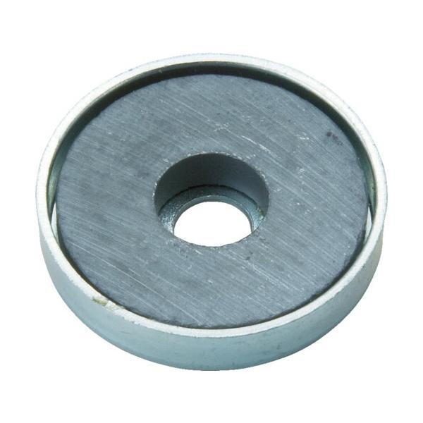 【特長】●キャップを付けることにより、磁石単体より5倍〜10倍の吸着力が上がります。【用途】●吸着用。●表面磁束密度（T）： -●吸着力（N）： 117.6●外径（mm）： 44●厚さ（mm）： 8●穴径（mm）： M4●材質： マグネット...