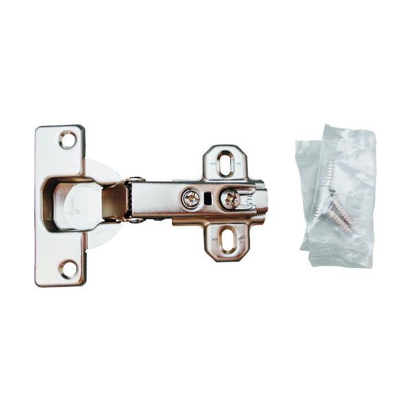 用途●キャビネット、キッチン扉の修理に。仕様●ねじ穴数：6●開き角度(°)：105●キャッチ：なし●かぶせ量(mm)：12?17●カップ径(mm)：35材質●カップ＆フレーム：スチール●仕上げ：ニッケルメッキ質量・質量単位●110.0gセッ...