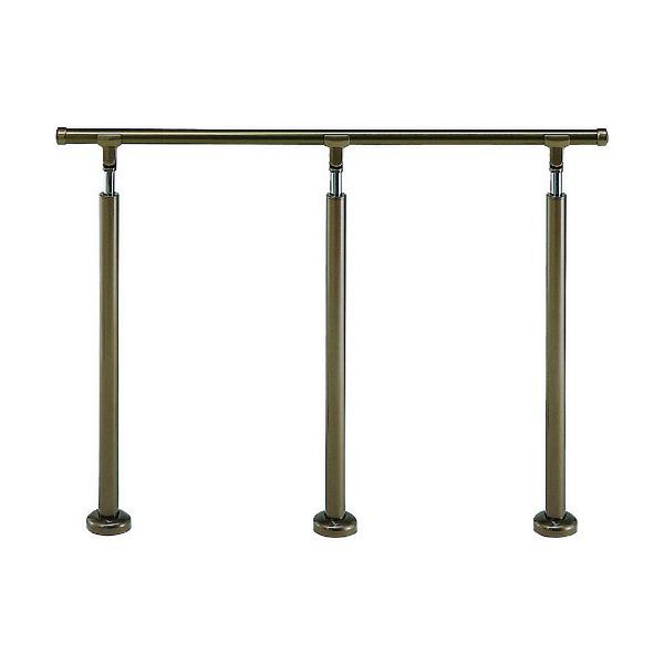 仕様●径(mm)：20●色：ブロンズ／アンバー●長さ(mm)：2000●アプローチ手すり(B)質量・質量単位●0.0g【メーカー名】（株）シロクマ【メーカー品番】AP-41B-20-BRA