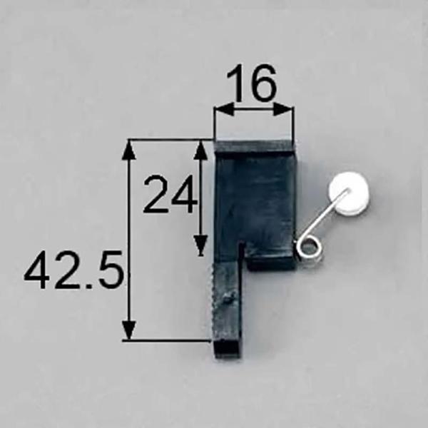 ●内容物： 本体×１●色： ブラック●材質： 樹脂製●対象商品： TS網戸KOAL TS網戸※ネジは取り付いているものをお使いください。【メーカー名】（株）LIXIL【メーカー品番】FPT59CL