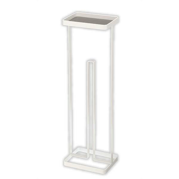 ●携帯電話などが置けるトレイが付いたトイレットペーパースタンド！●コンパクトな設計なので、トイレに設置しても邪魔になりません。●トイレットペーパーは3個収納できます。●商品サイズ： 約16×12×52cm●商品重量： 約900g●品質表示：...