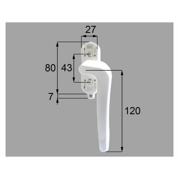 ●色： ホワイト●対応商品： フォルティア/フォルティア（樹脂サッシ）●備考： 新日軽部品コード:ATL1111‐01＊HR。販売時期:2000年3月〜。ねじカバー:SVDD50S01（2個）は要別途手配。【メーカー名】（株）LIXIL【メ...