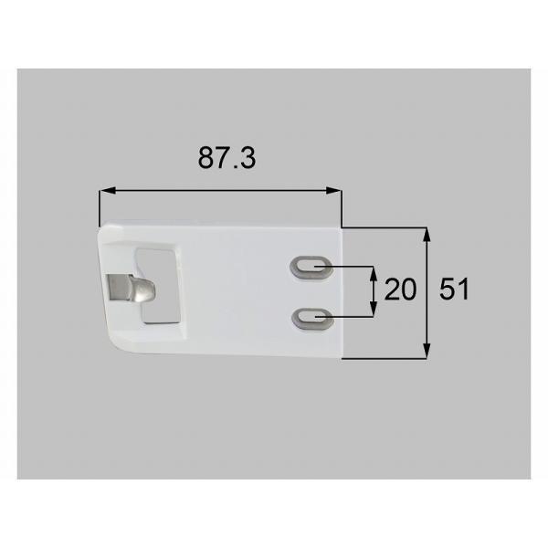 ●色： ホワイト●対応商品： フォルティア/プララ●備考： 新日軽部品コード:CLU1062‐01＊H【メーカー名】（株）LIXIL【メーカー品番】SYED896S01