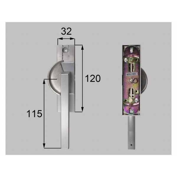 ●色： シルバー●対応商品： RM‐100NAT スライド系●備考： 新日軽部品コード:ATL468‐01＊SR。ねじカバー【別途】SVPK599S01（x2）。防火対応品【メーカー名】（株）LIXIL【メーカー品番】SVK222RS01