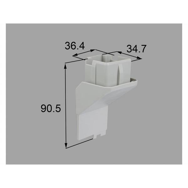 ●色： ライトグレー●対応商品： RMG‐70スライド系●備考： 新日軽部品コード:CY2473‐01SHL。引違い窓14溝幅用【メーカー名】（株）LIXIL【メーカー品番】SVQH519LS01