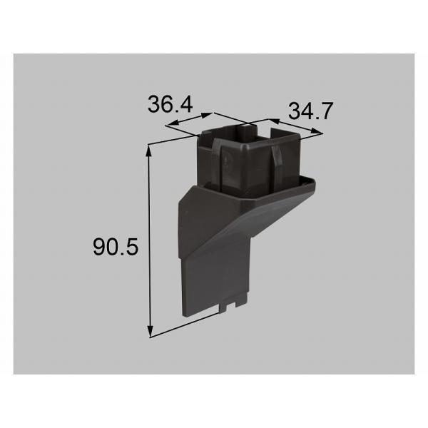 ●色： ブラック系●対応商品： RMG‐70スライド系●備考： 新日軽部品コード:CY2473‐01KGL。引違い窓14溝幅用【メーカー名】（株）LIXIL【メーカー品番】SVQU519LS01
