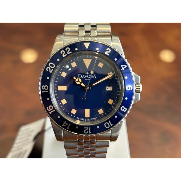 ダボサ 腕時計 DAVOSA Ternos Vintage テルノス ヴィンテージ ダイバー クォーツ ジュビリーブレスレット 電池式 腕時計 163.500.50 39mm 正規輸入品 9827082お手続き簡単な分割払いも承ります。月づ...