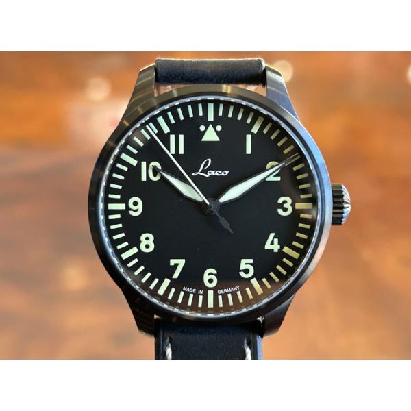 ラコ 腕時計 Laco PILOT Bielefeld39 パイロット アルテンブルク39 自動巻き 861991 正規販売店商品ムーブメント：Laco21自動巻 (Miyota 821A)ケース：ステンレススティール (PVDブラック)ガ...