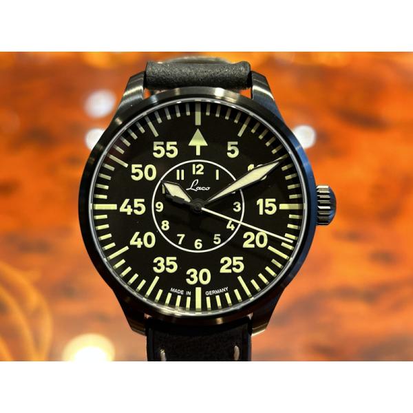 ラコ 腕時計 Laco PILOT Bielefeld39 パイロット ビーレフェルト39 自動巻き 861992 正規販売店商品ムーブメント：Laco21自動巻 (Miyota 821A)ケース：ステンレススティール (PVDブラック)ガ...
