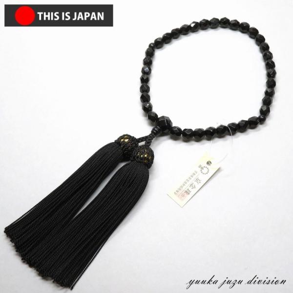 【日本製】京念珠正規品タグ付き【仕　立】日本製【材　質】親　玉：高級硝子ファイヤーポリッシュ加工　 　　　　　二天玉：アクリル　　　　　　　主　玉：高級硝子ファイヤーポリッシュ加工　　　【寸　法】親　玉：約 10ミリ　　　　　　二天玉：約 ...