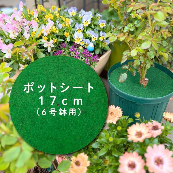 サイズ：直径１７ｃｍ（スリット鉢ＣＳＭ６号鉢用）成分　：ポリエステル１００％遮光率：１００％重量　：５００ｇ／m2カラー：グリーン生産国：日本製　（加工）日本（材料）中国