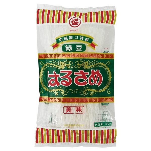 中国龍口産のはるさめです。緑豆の澱粉を原料に中国古来の製法で作られており、熱に強く、弾力性があります。〇原材料名：緑豆澱粉（中国産）〇開封前賞味期限：2年