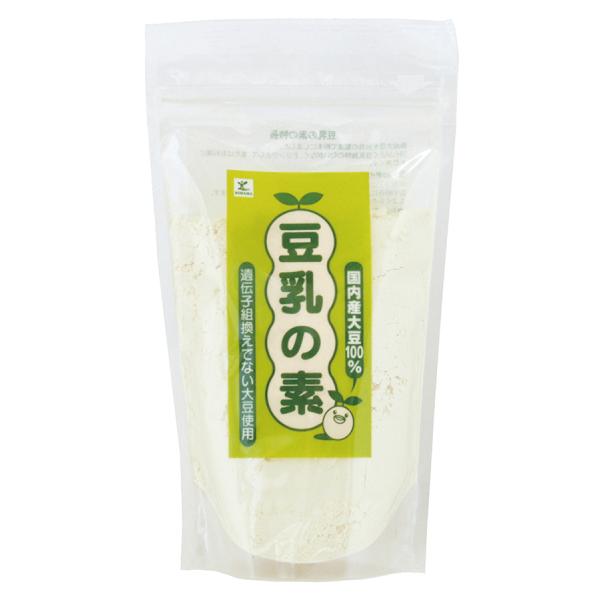 驚きのおいしさ　粉末状で便利■新潟産エンレイ大豆100％/遺伝子組み換えなし無糖/無添加■イソフラボン■甘くまろやかでコクのある味わい大豆特有の青臭さをカット■お湯や水で溶くだけで簡単に豆乳ができる天ぷらの衣やパン生地に加える召し上がり方ミ...