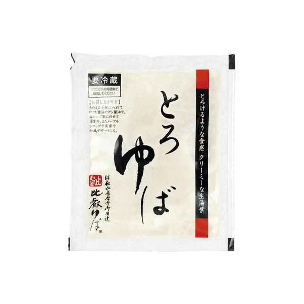 滋賀産大豆使用の生ゆば　とろけるような食感と大豆の自然な甘みとろける様な柔らかい生ゆばです。比叡山延暦寺御用達の比叡ゆばで、近江大豆(滋賀産)に限定して製造しています。大豆の自然な甘みと旨味が濃縮されていて、そのまま食べたりご飯・そばにかけ...
