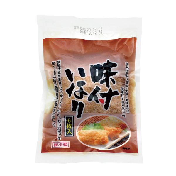 国産大豆使用の豆腐でつくった油揚げ使用だしをきかせて甘さ控えめに味付け■国産大豆と海水にがりで作った豆腐を、圧搾一番搾りなたね油で揚げた肉厚で柔らかい油揚げ使用■化学調味料不使用【原材料】大豆(国産)、粗糖、なたね油、醤油、醗酵調味料、食塩...