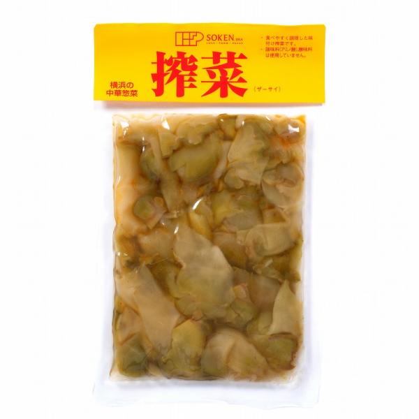 搾菜をべに花一番・味の母で食べやすく調理した搾菜です。ぱりっとした歯ごたえです。○中華料理の漬物として日本人にも最近親しまれてきた中国四川省産の搾菜をさらに日本人の口に合うようにおいしく味付けしました。○味付けには、べに花一番、味の母も使用...