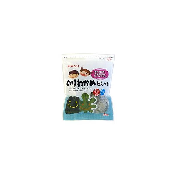 砂糖を使わず海藻と野菜を入れてほんのり甘くしたおせんべいで、口どけがよくサクッとソフトな食感です。国内産わかめ・のり・てんさい大根を使用。香料・着色料・化学調味料、砂糖は使用しておりません。○原材料：かんしょでん粉（国内産）、ワキシーコーン...