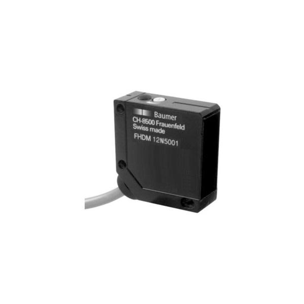 Miniature photo-electric sensor - diffuse system with background suppression - with LED (Pulsed) light source - Baumer (...